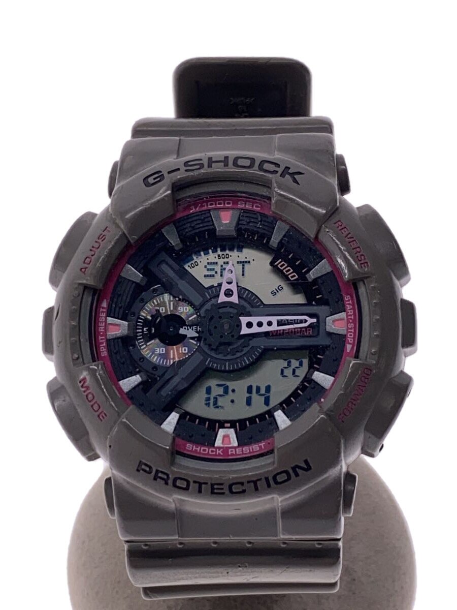 【ブランド】CASIO 【ブランドカナ】カシオ 【型番】 【程度】B 【サイズ】 【メインカラー】グレー 【素材・生地】 【キーワード】　　 2025/06/23 セカンドストリート前橋北店【3392】【中古】CASIO◆クォーツ腕時計・G...