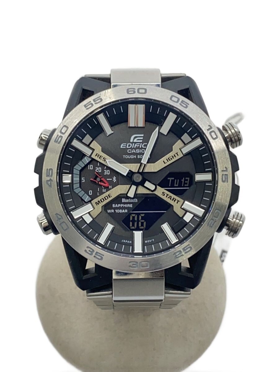 【ブランド】CASIO 【ブランドカナ】カシオ 【型番】 【程度】B 【サイズ】 【メインカラー】ブラック 【素材・生地】ステンレス 【キーワード】　　 2026/01/18 セカンドストリート愛知川店【4884】【中古】CASIO◆ソーラ...