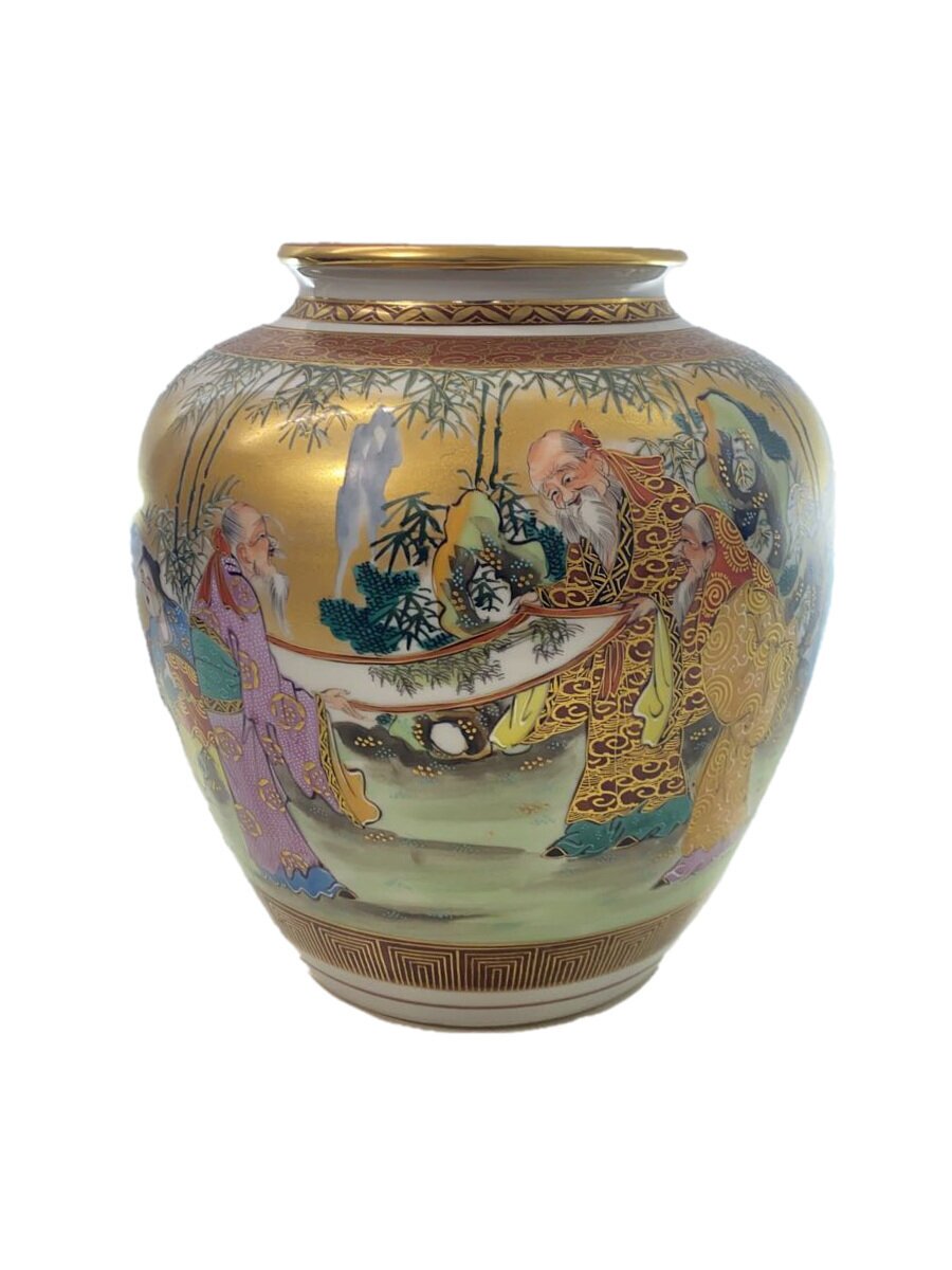 【ブランド】九谷焼 【ブランドカナ】クタニヤキ 【型番】 【程度】B 【サイズ】 【メインカラー】 【素材・生地】 【キーワード】　　 2024/11/03 セカンドストリートイオンタウン矢本店【4093】【中古】九谷焼◆壷・花瓶【インテリ...