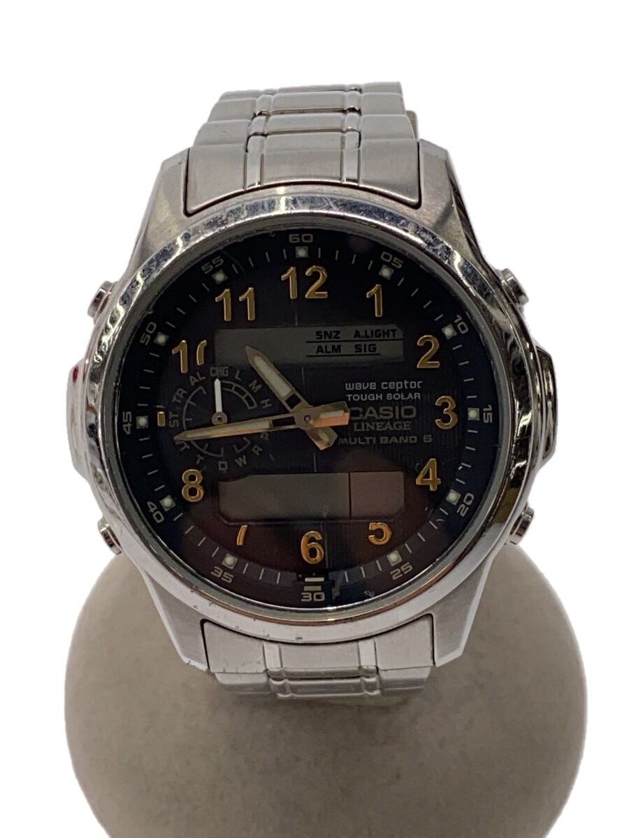 【ブランド】CASIO 【ブランドカナ】カシオ 【型番】 【程度】B 【サイズ】 【メインカラー】シルバー 【素材・生地】 【キーワード】　　 2025/07/27 セカンドストリート吹田岸部店【3611】【中古】CASIO◆ソーラー腕時計...