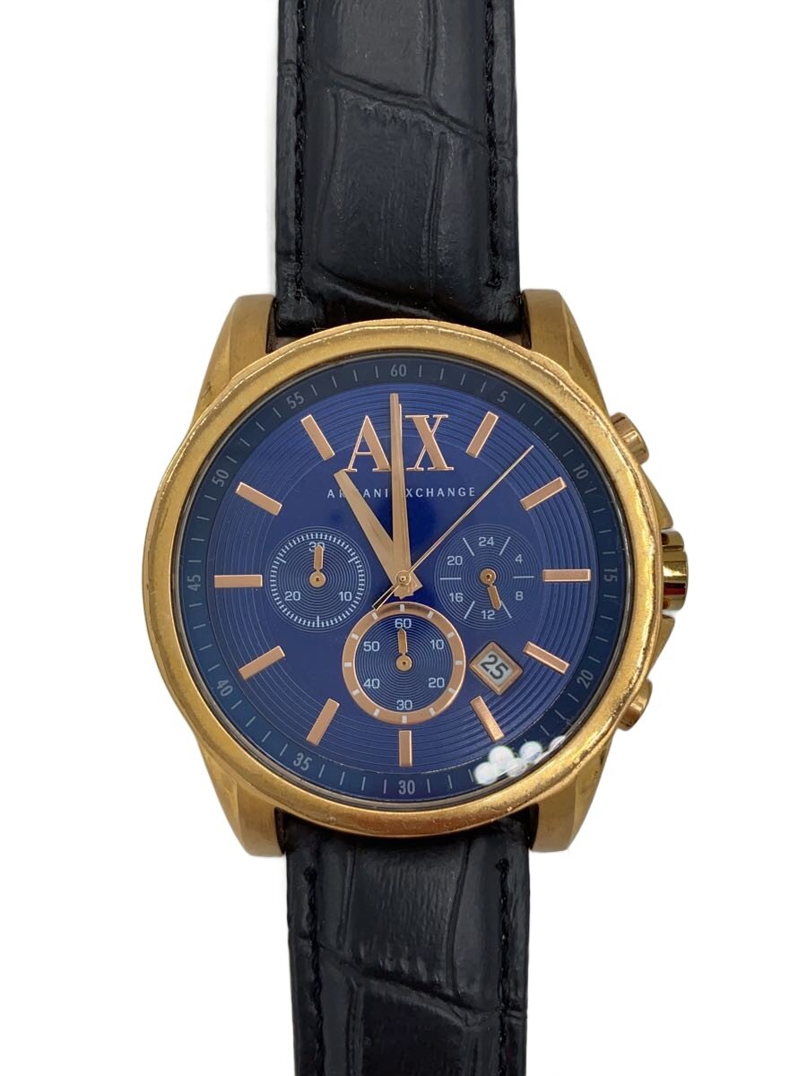【ブランド】ARMANI EXCHANGE 【ブランドカナ】アルマーニエクスチェンジ 【型番】 【程度】B 【サイズ】 【メインカラー】ネイビー 【素材・生地】レザー 【キーワード】　　 2025/10/29 セカンドストリート西岡店【28...