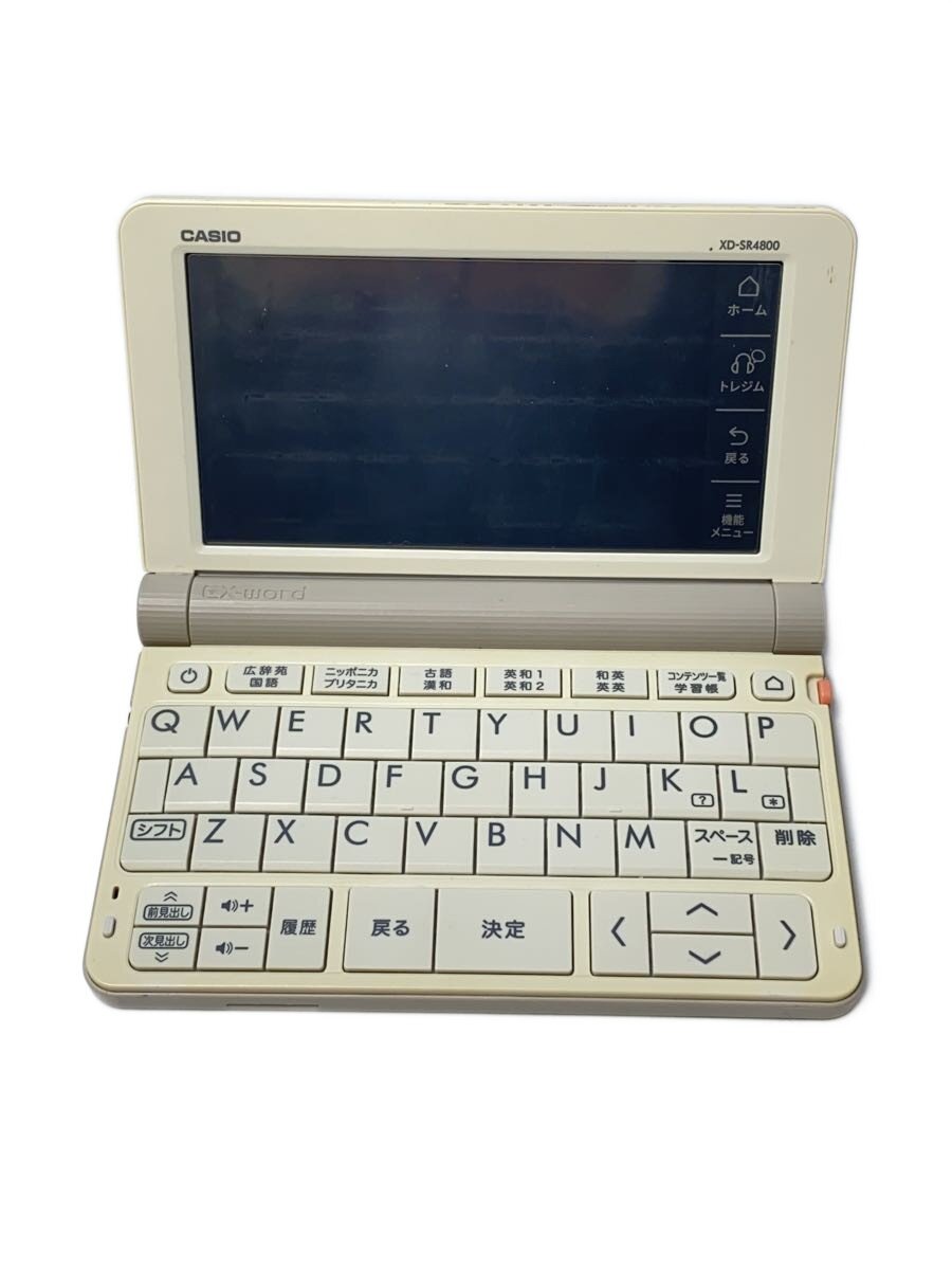 【ブランド】CASIO 【ブランドカナ】カシオ 【型番】 【程度】B 【カラー】 【キーワード】　　 2025/12/18 セカンドストリート高柳店 【2048】【中古】CASIO◆電子辞書 エクスワード XD-SR4800WE [ホワイト...