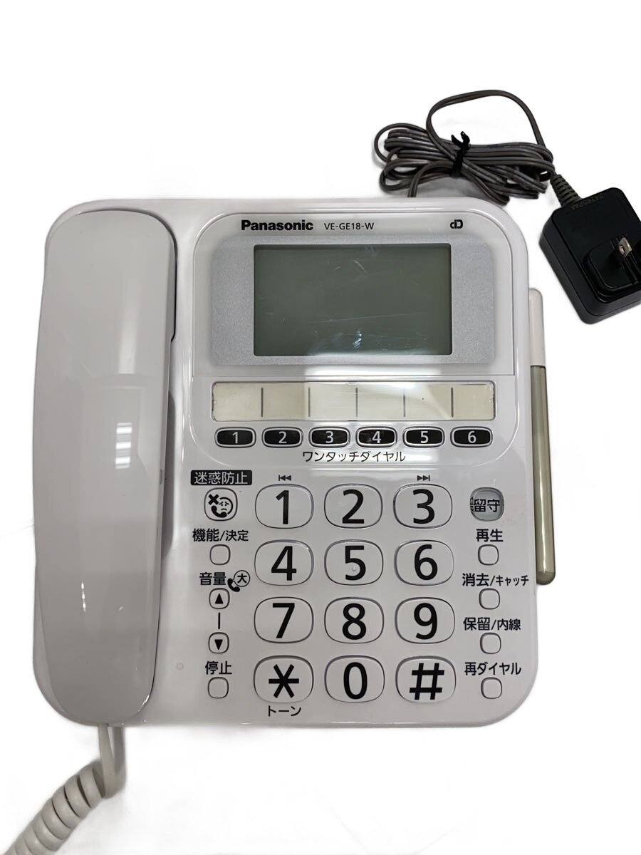 【ブランド】Panasonic 【ブランドカナ】パナソニック 【型番】 【程度】B 【カラー】 【キーワード】　　 2026/03/30 セカンドストリート北九州イオン若松店 【4607】【中古】Panasonic◆電話機 VE-GE18D...