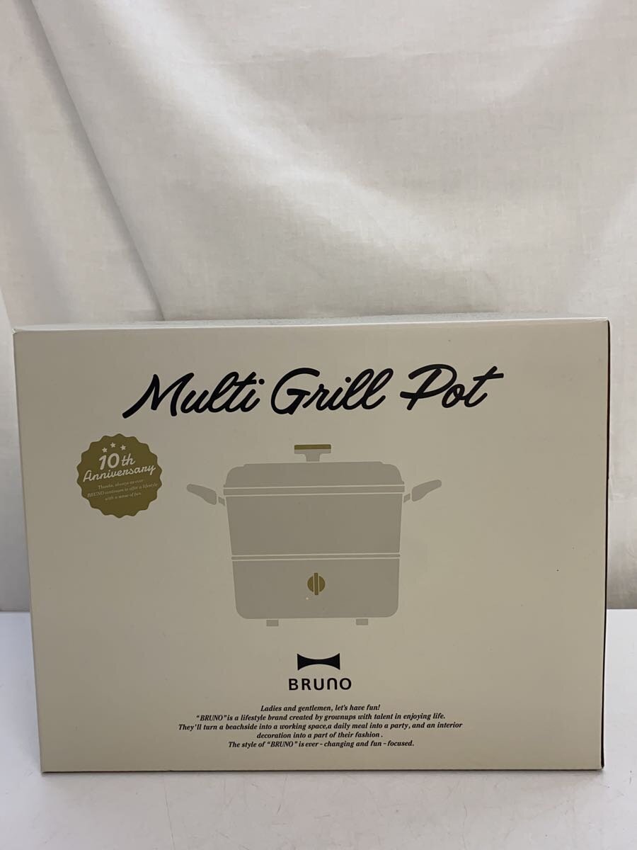 【ブランド】BRUNO 【ブランドカナ】［カデン］ブルーノ 【型番】 【程度】A 【カラー】 【キーワード】　　 2025/06/10 スーパーセカンドストリート柏沼南店 【2999】【中古】BRUNO◆グリル鍋 BOE065【家電・ビジュ...