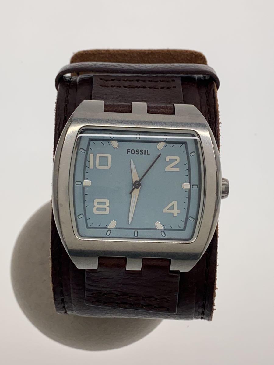 【ブランド】FOSSIL 【ブランドカナ】フォッシル 【型番】 【程度】B 【サイズ】 【メインカラー】 【素材・生地】レザー 【キーワード】　　 2024/07/19 セカンドストリート平岸店【1919】【中古】FOSSIL◆クォーツ腕時...