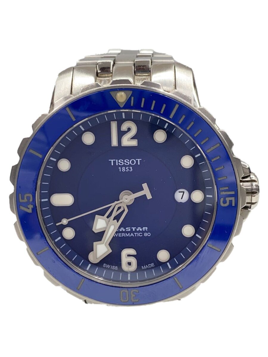 【ブランド】TISSOT 【ブランドカナ】ティソ 【型番】 【程度】B 【サイズ】 【メインカラー】ブルー 【素材・生地】ステンレス 【キーワード】　　 2024/11/17 セカンドストリート平岸店【1919】【中古】TISSOT◆自動巻...
