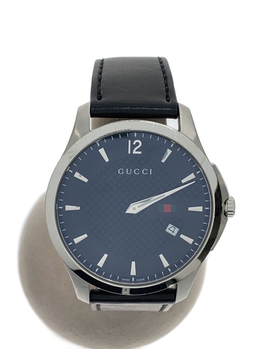 【ブランド】GUCCI 【ブランドカナ】グッチ 【型番】 【程度】B 【サイズ】 【メインカラー】ブラック 【素材・生地】レザー 【キーワード】　　 2026/01/19 セカンドストリート調布仙川店【3499】【中古】GUCCI◆クォーツ...