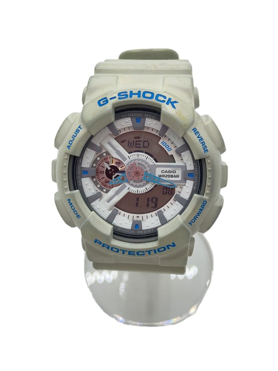 【ブランド】CASIO 【ブランドカナ】カシオ 【型番】 【程度】C 【サイズ】 【メインカラー】ホワイト 【素材・生地】ラバー 【キーワード】　　 2025/07/23 セカンドストリート太宰府店【2011】【中古】CASIO◆クォーツ腕...