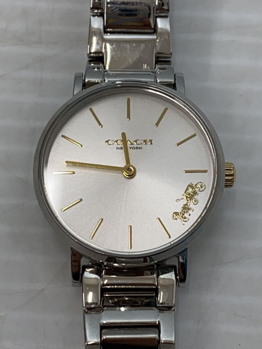 【ブランド】COACH 【ブランドカナ】コーチ 【型番】 【程度】B 【サイズ】 【メインカラー】 【素材・生地】 【キーワード】　　 2025/04/21 セカンドストリート新潟桜木インター店【3917】【中古】COACH◆クォーツ腕時計...