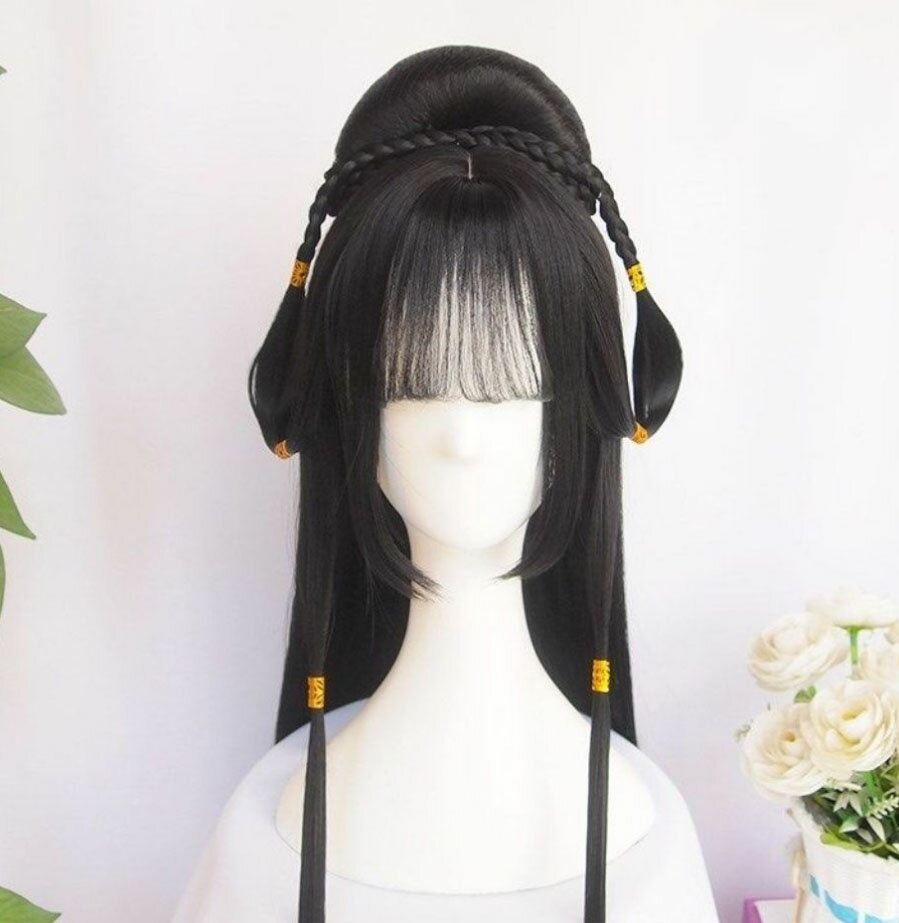 商品詳細 中華風コスプレウイッグ 内容 かつら（金具付き） サイズ（cm） 頭周り53-58適応 素材 耐熱性ファイバー 注意事項 ※注文の時、色とサイズ、送付先等に間違いあるか、ご確認ください。 ※素人採寸サイズなので若干誤差が生じる場合...