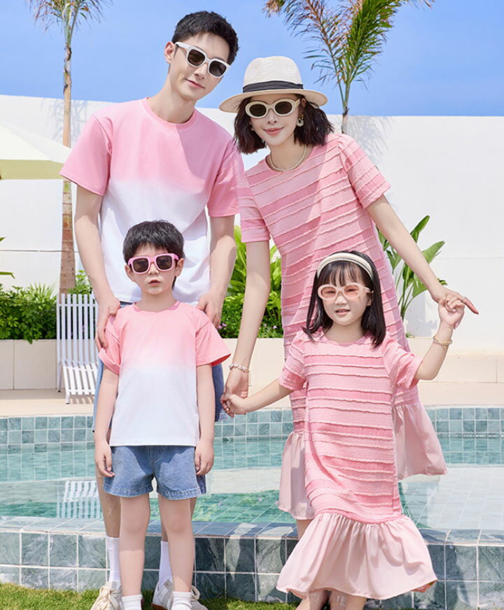 商品詳細 親子ペアルック　夏服　ワンピース　半袖Tシャツ 内容 Tシャツ、2点セット、ワンピース内容選べる サイズ（cm） 男性用： 90（2）：着丈36　バスト60　身長80-90　体重7-11KG 100（4）：着丈39　バスト64　身...