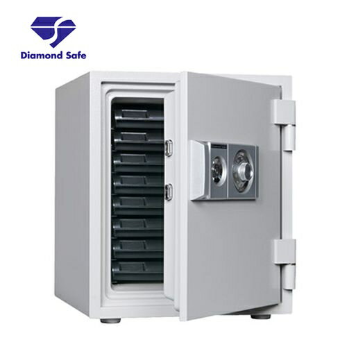 ダイヤセーフ　金庫耐火金庫D・DTシリーズ内容量：約40リットルダイヤルタイプダイヤル式外寸：幅435×奥行493×高さ529mm内寸：幅315×奥行325×高さ386mm重量：75kg性能：JIS 一般紙用1時間耐火性能試験合格付属品：引...