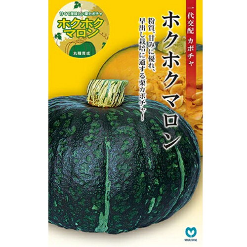 ・収穫直後から粉質が強く、甘みも強いので、ハウス・トンネル栽培等の早出し栽培に適します。 ・草勢はやや強く、葉も少し大きめですが、雌花がよく着生し、着果がよいので作りやすい品種です。 ・外皮は鮮濃緑色で、果肉色は濃い橙黄色、形は腰高扁円型と...