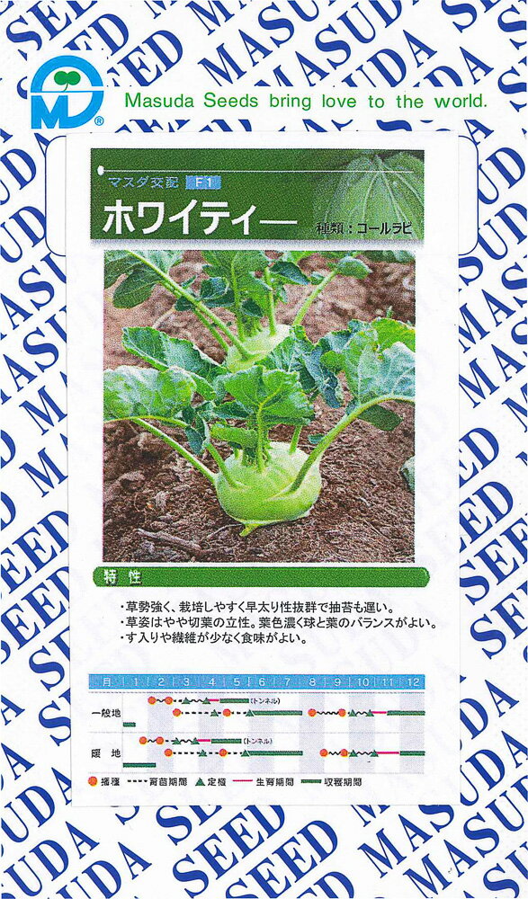 草勢強く、栽培しやすく早太り性抜群で抽苔も遅い。