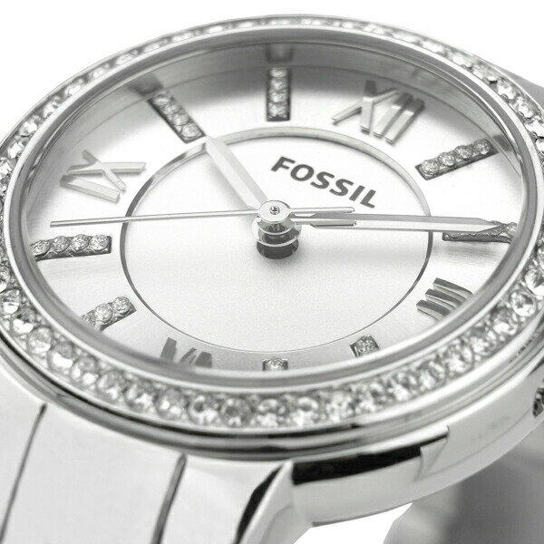【楽天市場】【新品電池で安心出荷】 フォッシル ヴァージニア 腕時計 FOSSIL VIRGINIA ES3282 シルバー レディース ...