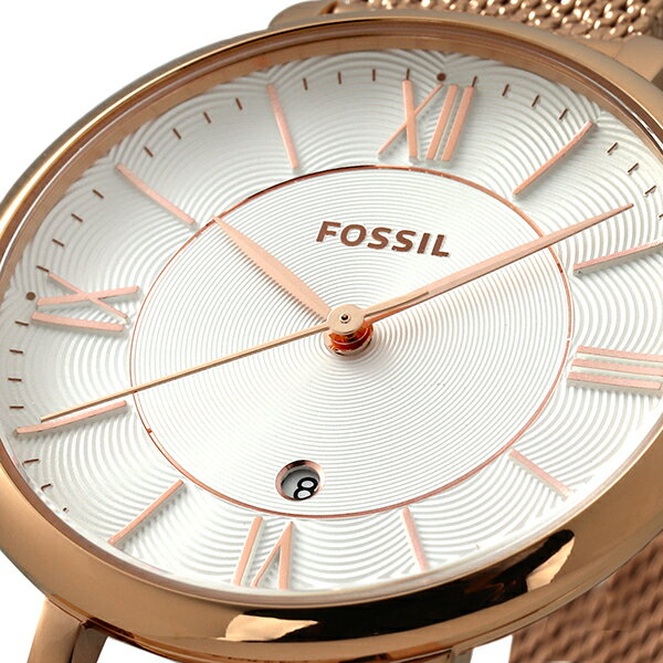 【楽天市場】【新品電池で安心出荷】 フォッシル ジャクリーン 腕時計 FOSSIL JACQUELINE ES4352 シルバー レディース ...
