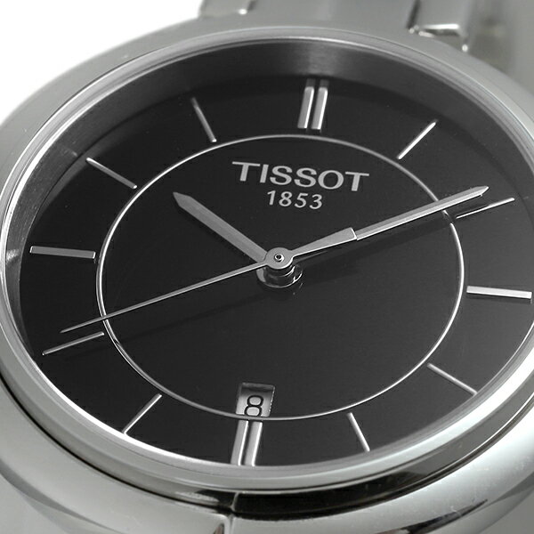 【楽天市場】【新品電池で安心出荷】 ティソ フラミンゴ 腕時計 TISSOT FLAMINGO T094.210.11.051.00 ブラック レディース ブランド 時計 新品：ハタ貴金属