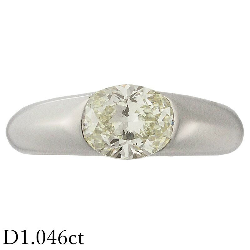 　—　商品説明　—詳細：ノーブランド 1.046ct 1P ダイヤモンド デザイン リングサイズ：10.5号最大幅：0.57cmアーム背面：0.25cm素材：Pt900刻印：Pt9001.046重量：6.4g付属品：当店オリジナルボックス※...