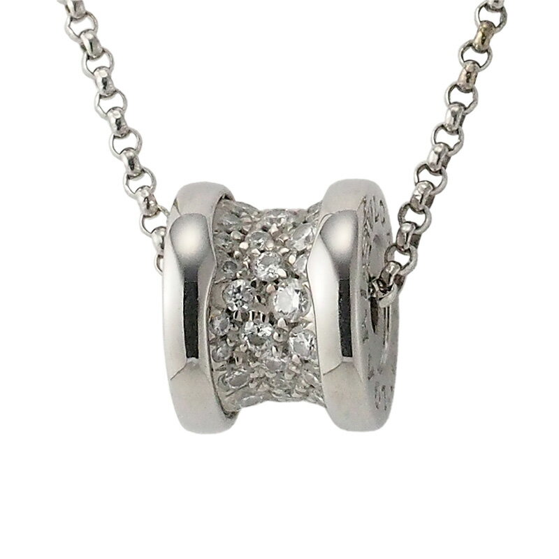 ブランドブルガリ BVLGARI商品名 ダイヤモンド B-ZERO1 ビーゼロワン ネックレス型番351117サイズ全長 約46cm(金具含む)内周 約45.7cm(アジャスター2.5cm/3cm)トップ 約 9.1×7.3mm重量 7.9...