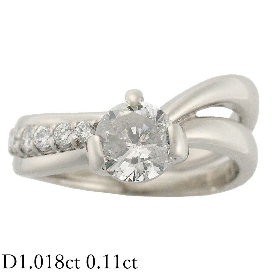 ブランドノーブランド 商品名 ダイヤモンド/1.018ct ダイヤ/0.11ct リング型番—サイズ約11号最大幅 6.9mmセンターダイヤ直径 約 5.7mmアーム背面 4.4mm重量 8.0g素材Pt900 刻印Pt900 1018 0...