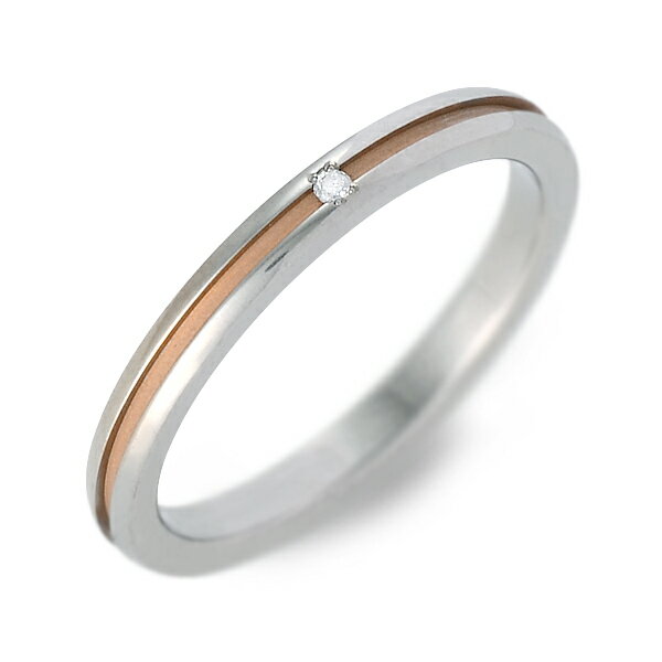 中央にデザインされたピンクゴールドカラーが指先に映え、大人の女性らしさを演出します。小粒のダイヤがアクセントになり、ラグジュアリー感アップ。丈夫で軽量なチタン製なので、アクティブな方にオススメです。 fe-fe×phiten フェフェ×ファ...