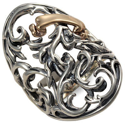 クールなシルバーとゴールドの絶妙なコンビネーションが素敵な、個性あふれるアクセサリー。指先にかっこよさと遊び心をバランスよく演出します。さりげなく大人の色気が漂うアイテムです。 GIGOR ジゴロウ シルバーリングブランドGIGOR品名NO...