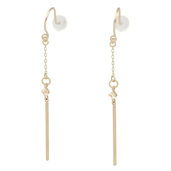 ブランドPINKY&DIANNE 品名 FPRPD20317 素材 ホワイトトパーズ サイズ 本体:約 50.0mm× 2.8mmポスト軸径:約 0.5mm重量:約 0.4g×2 備考 ※ピアス商品は衛生上の理由から、お客様都合による返品交...