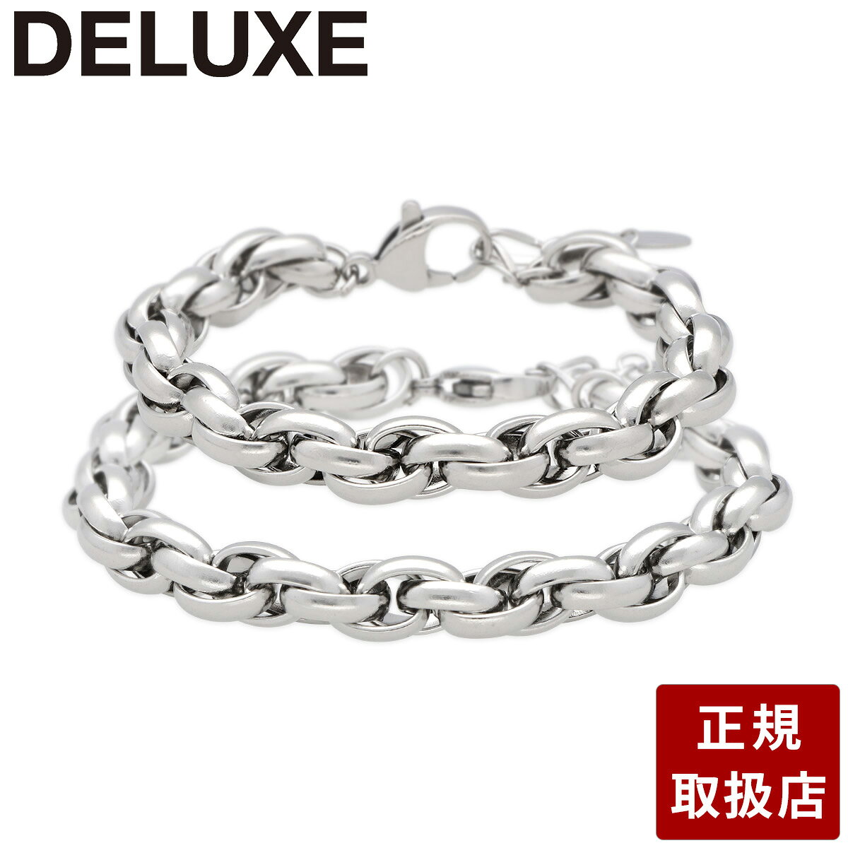 ブランドDELUXE 品名 NEC6145-SH-P 素材 SUS304 サイズ Men's　全長：約 22.0cm　チェーン幅：約 7.0mm　重量：約 24.5gLady's　全長：約 20.0cm　チェーン幅：約 7.0mm　重量：約...