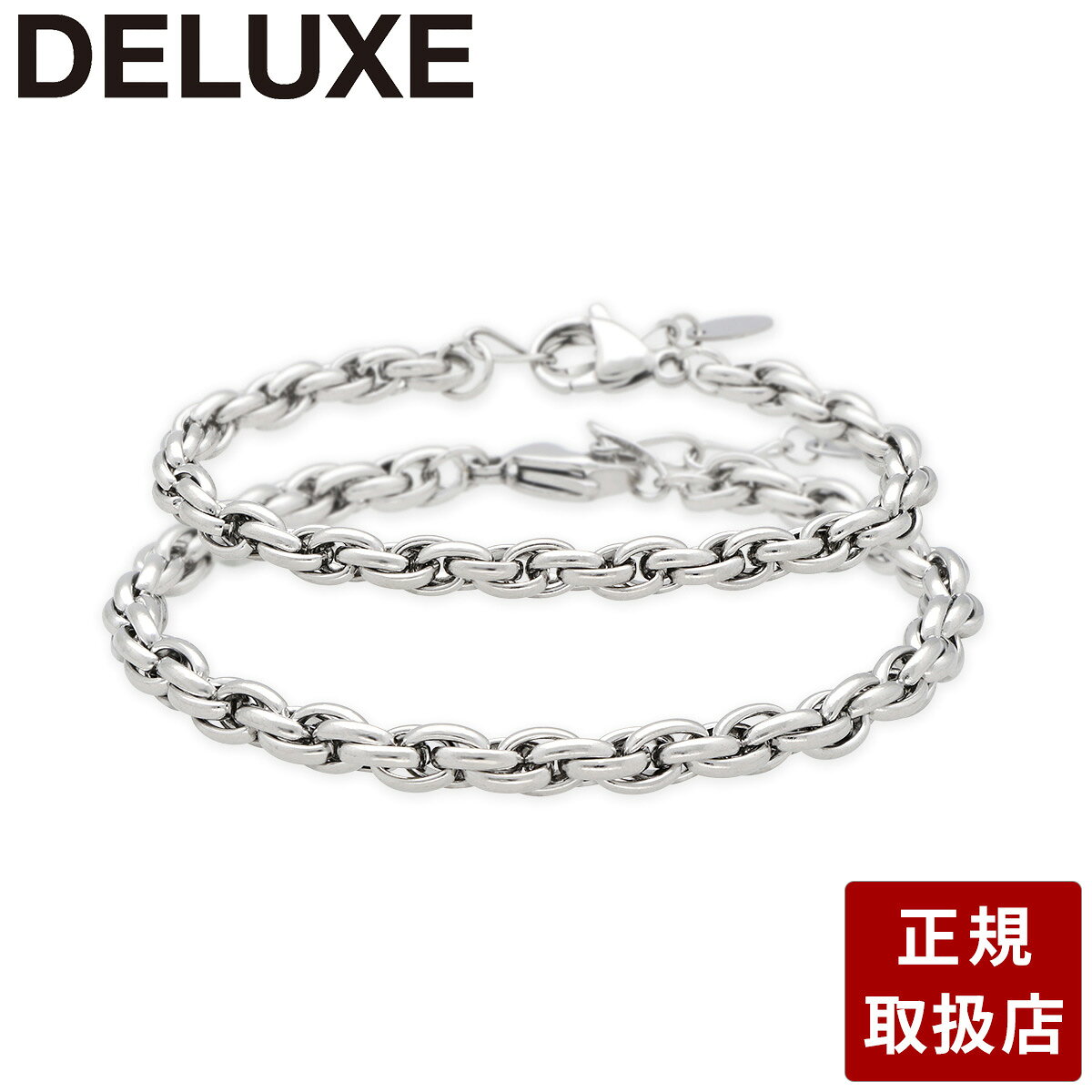 ブランドDELUXE 品名 NEC6155-SH-P 素材 SUS304 サイズ Men's　全長：約 20.0cm　チェーン幅：約 5.0mm　重量：約 12.0gLady's　全長：約 18.0cm　チェーン幅：約 5.0mm　重量：約...