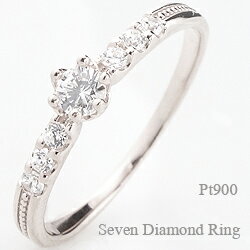 ギフト対応説明 クリック！ 注文製作のため、土日祝日を除き10日程お時間を頂きます。 商品詳細 　素材 　プラチナ900 　刻印 　Pt900　0.18 　宝石 　天然ダイヤモンド 7石 0.18ct 　最大幅 　約3.8mm 　サイズ対応...
