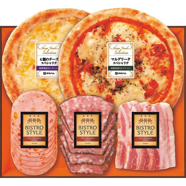 冷凍・個食パックのソーセージと田崎真也セレクションピザ2種のコラボセット。オードブルに最適です。ピザマルゲリータスペシャリテ270g、ピザ4種のチーズスペシャリテ260g、パストラミベリーローラー65g、国産豚肉使用直火窯熟成ベーコン60g...
