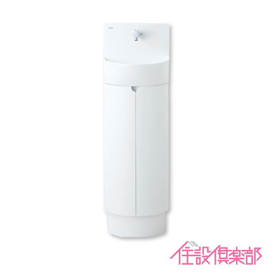 ・ 狭いトイレにも使いやすいベーシックな手洗キャビネット。 ・ 品番：L-D203SCHE/WAA ・ 寸法：幅：304mm x 奥行：190mm x 高さ：965mm ・ 給排水は、床給水・床排水タイプのみです。 ・ 発送までに、2〜3営...