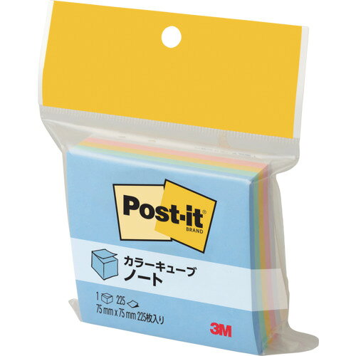 特長 ●カラフルな5色積層タイプです。 ●オフィスからパーソナルまで、コミュニケーションをあざやかに彩ります。 ●1パッドに5色／225枚入りのレギュラーシリーズです。 仕様 ●縦(mm)：75 ●横(mm)：75 ●ノート ●水分散性の粘...