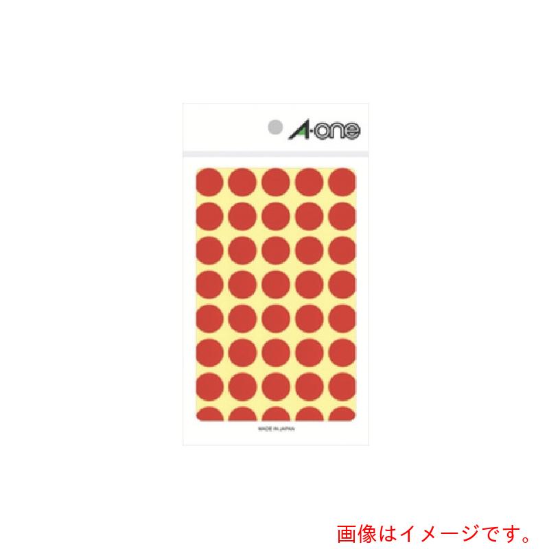特長 ●豊富なカラーで識別に便利な丸型のラベルです。 用途 ●グラフや分布図の作成に ●在庫管理などの色分け表示に 仕様 ●色：赤 ●面付：5列×8段(40片) ●1パック内：560片 ●シートサイズ：90×150mm ●ラベルサイズ直径(...