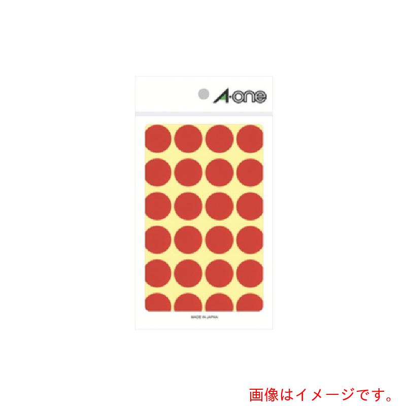 特長 ●豊富なカラーで識別に便利な丸型のラベルです。 用途 ●グラフや分布図の作成に ●在庫管理などの色分け表示に 仕様 ●色：赤 ●面付：4列×6段(24片) ●1パック内：336片 ●シートサイズ：90×150mm ●ラベルサイズ直径(...