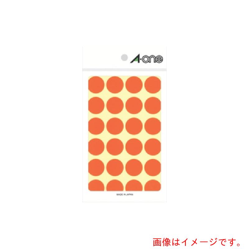 特長 ●豊富なカラーで識別に便利な丸型のラベルです。 用途 ●グラフや分布図の作成に ●在庫管理などの色分け表示に 仕様 ●色：橙 ●面付：4列×6段(24片) ●1パック内：336片 ●シートサイズ：90×150mm ●ラベルサイズ直径(...