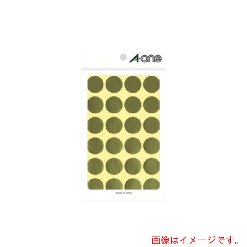 特長 ●豊富なカラーで識別に便利な丸型のラベルです。 用途 ●グラフや分布図の作成に ●在庫管理などの色分け表示に 仕様 ●色：金 ●面付：4列×6段(24片) ●1パック内：192片 ●シートサイズ：90×150mm ●ラベルサイズ直径(...