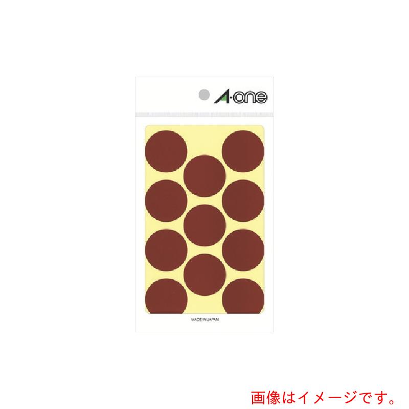 特長 ●豊富なカラーで識別に便利な丸型のラベルです。 用途 ●グラフや分布図の作成に ●在庫管理などの色分け表示に 仕様 ●色：茶 ●面付：11片 ●1パック内：154片 ●シートサイズ：90×150mm ●ラベルサイズ直径(mm)：30 ...