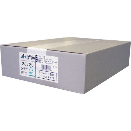 ●パソコン＆ワープロラベルシールSHARP　(500枚入) 質量・質量単位 ●0.0g 【メーカー名】スリーエム　ジャパン（株）オフィスマーケット販売本部 【メーカー品番】28725