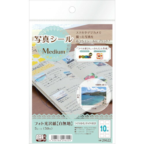 ●写真シール　Medium 質量・質量単位 ●0.0g 【メーカー名】スリーエム　ジャパン（株）オフィスマーケット販売本部 【メーカー品番】29622