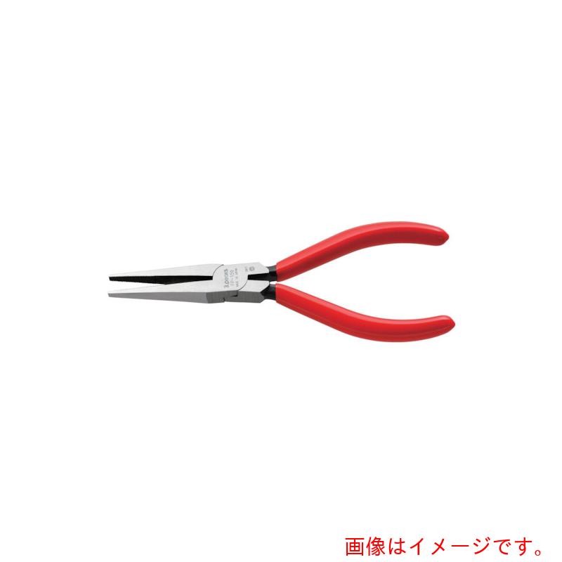 特長 ●つかみ部の幅10mmの先端で、線材や板金などの加工ができます。 ●先端に刻み付ですべりにくくなっています。 ●切断能力はありません。 用途 ●先端刻み付。強力につかむ、曲げる作業に最適。 仕様 ●全長(mm)：150 ●落下防止用ひ...