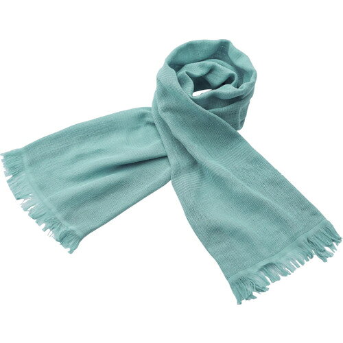 特長 ●軽く、かさばらず、歩いているうちに乾き、毎日洗って使うことができる「今治マフラー」です。 ●季節を問わず、様々な場所、あらゆる場面で首元をやさしく包みこみます。 仕様 ●色：ライトターコイズ ●横(mm)：1600 ●縦(mm)：3...