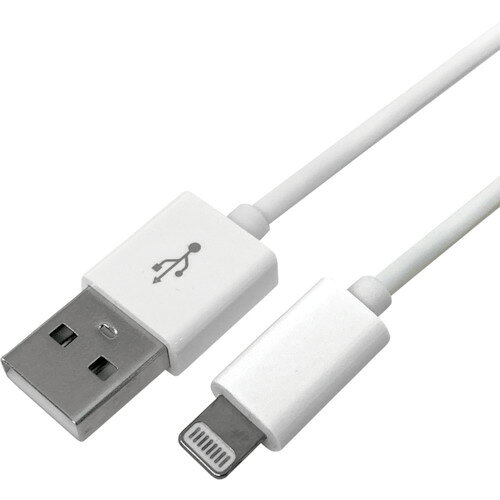 特長 ●アイフォン、アイパッド用ライトニングケーブルです。 用途 ●同期、充電に。 仕様 ●色：白 ●長さ(m)：2 ●奥行(mm)：7 ●高さ(mm)：30 ●幅(mm)：15 ●MFI認証品ライトニングケーブル 質量・質量単位 ●40....