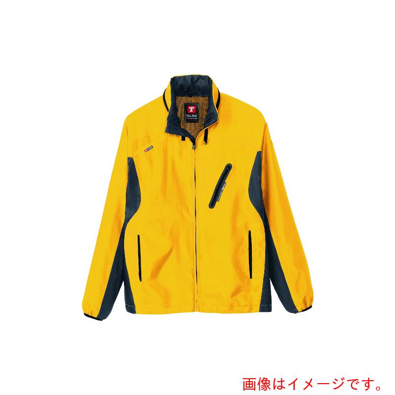 特長 ●様々なシチュエーションで役立つ機能満載です。 ●高機能のスポーティジャケットです。 仕様 ●色：イエロー/ブラック ●サイズ：4L ●撥水加工 ●ファスナー：コイルファスナー ●フード収納式 ●ラグランスリーブ ●袖口：バインダー仕...