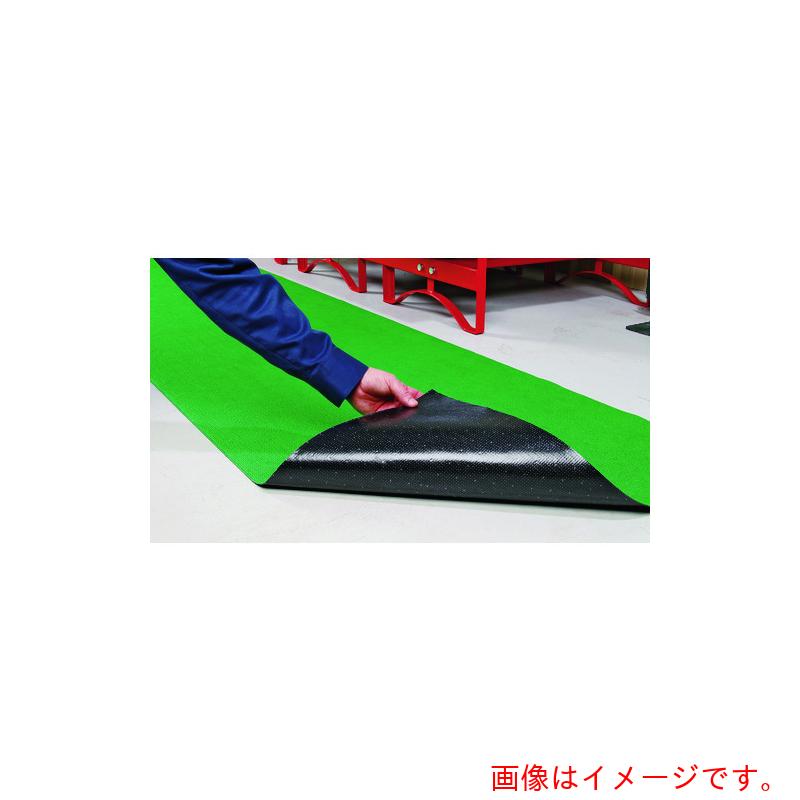 特長 ●マット表面はスパンボンド不織布をステッチで縫い込んでおり、耐摩耗性、耐久性にすぐれています。 ●マット裏面は粘着素材のため、ずれたり、折れ曲がったりしません。 用途 ●オイル・水・溶剤用。 仕様 ●油吸収量(L/枚)：1.0 ●色：...
