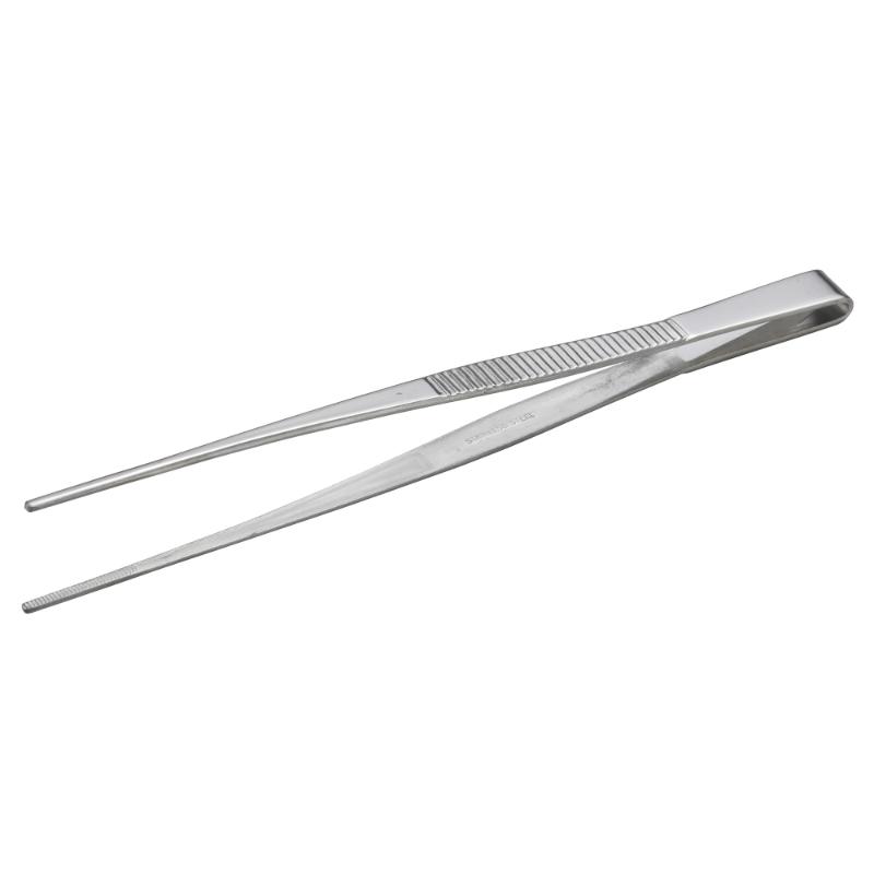 ●脱脂綿、ガーゼ、その他なんでもつかむことができる一般的なピンセット。 ●タイプ： 直180mm　（先端ギザ） ●材質： 本体:ステンレス ●商品重量： 34g ●RoHS2： 〇 【メーカー名】アネックスツール（株） 【メーカー品番】137