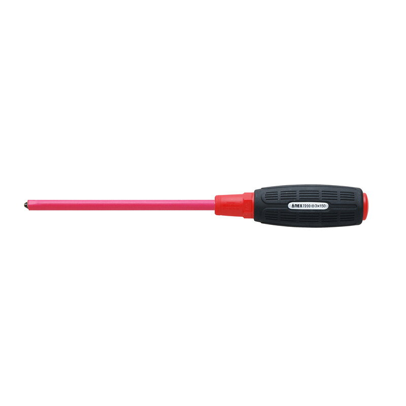 ●耐電圧1000V。絶縁ドライバー ●電気・通信設備・工場設備工事でも安心 ●架橋ポリオレフィン製の二重絶縁被膜（内部黄色皮膜が見えた場合は使用を中止してください） ●絶縁皮膜は先端まで覆う設計で短絡を防止します（ショート防止） ●1000...