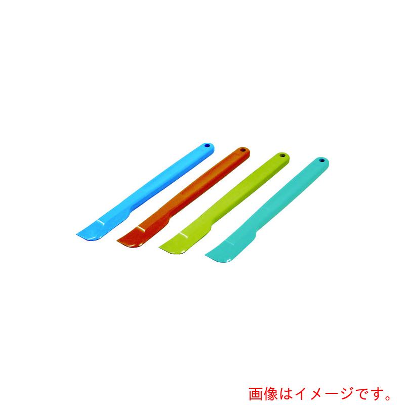 特長 ●金属検知機で反応可能な素材（芯材含め）を使用しており異物混入リスクを軽減します。 用途 ●製菓でクリームを扱う際に。 仕様 ●すくい部幅(mm)：31 ●全長(mm)：253 ●耐熱温度(℃)：180℃ ●色：緑色系 ●食品衛生試験...