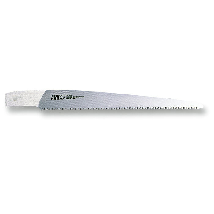 ●ピストル鋸30cm（荒目）専用替刃です。 ●用途： 果樹、庭木、森林 ●切断対象物： 生木 ●全長 （ 使用時 ）（mm）： 385 ●刃長（mm）： 300 ●質量（g）： 80 ●刃のピッチ（mm）： 8 ●切り幅（mm）： 1.3 ...