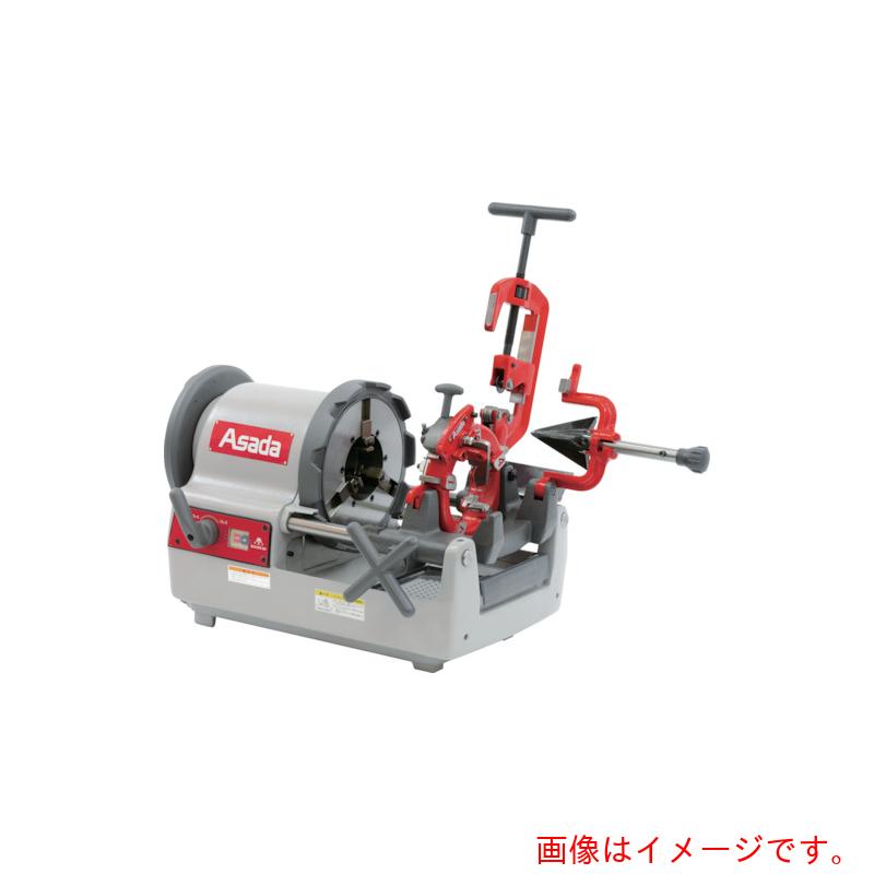 特長 ●手動のパイプカッタの代わりに、電動の『ねじ切機搭載型切断機　丸のこ』を標準装備しています。 ●高出力モーターを搭載し、電源事情が悪い現場（低電圧）でもパワフルな切削が可能です。 ●高精度グリス封入型ボールベアリング採用で主軸のガタつ...